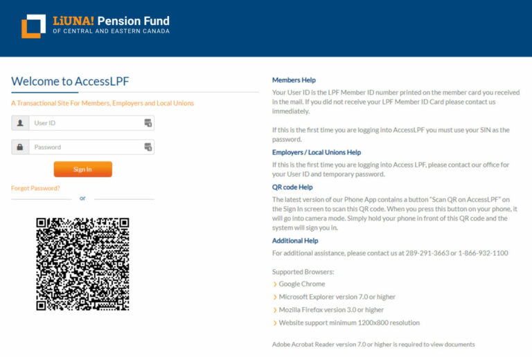 LPF Online Services - LiUNA