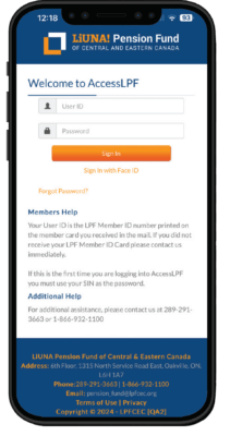 LPF Online Services - LiUNA